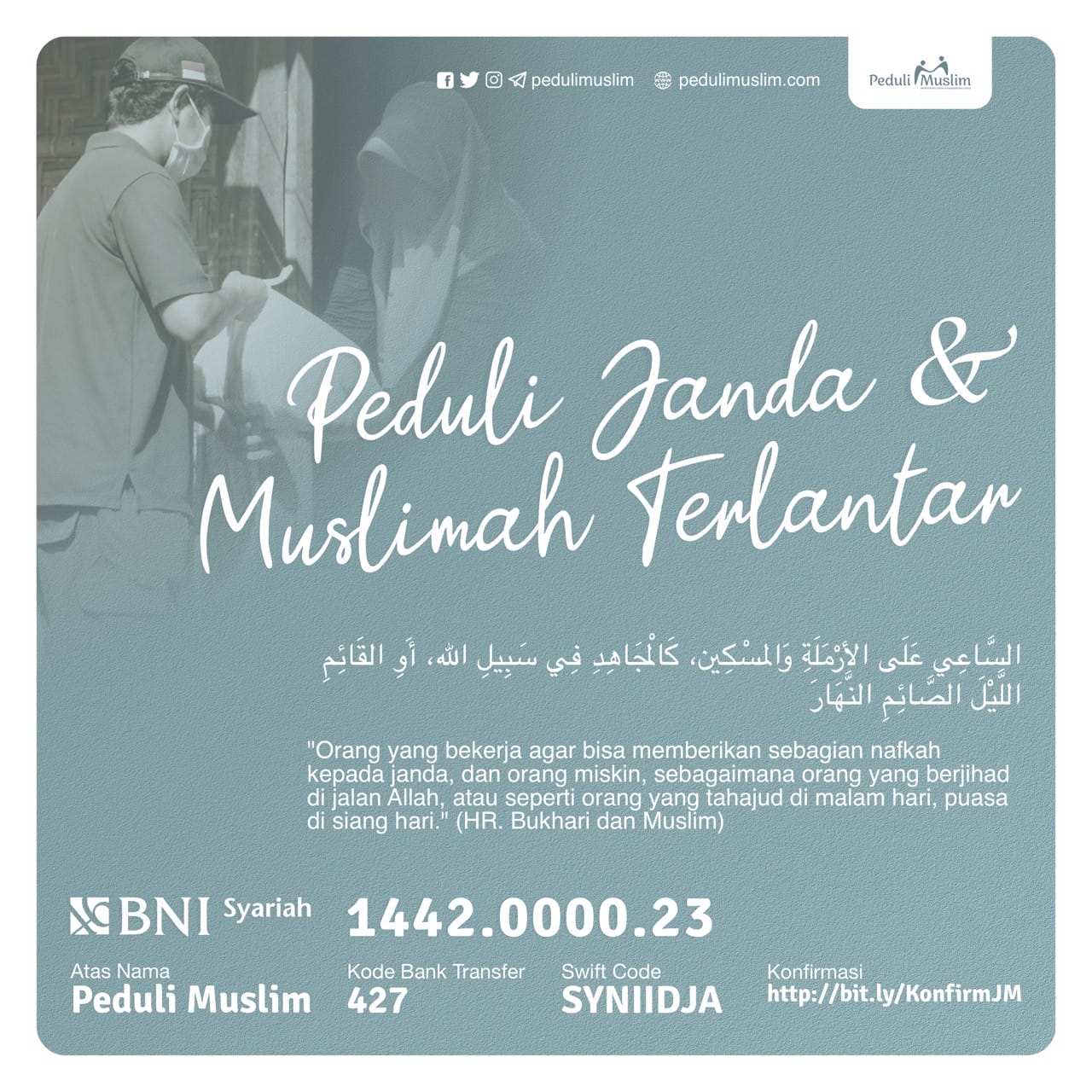 Bantuan Bagi Para Janda dan Muslimah Terlantar - PeduliMuslim